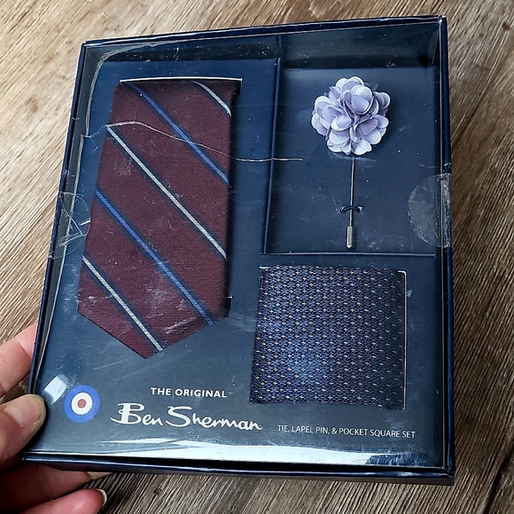 Ben Sherman | Accessories | Nib Ben Sherman Tie 3 Piece Set | Poshmark
